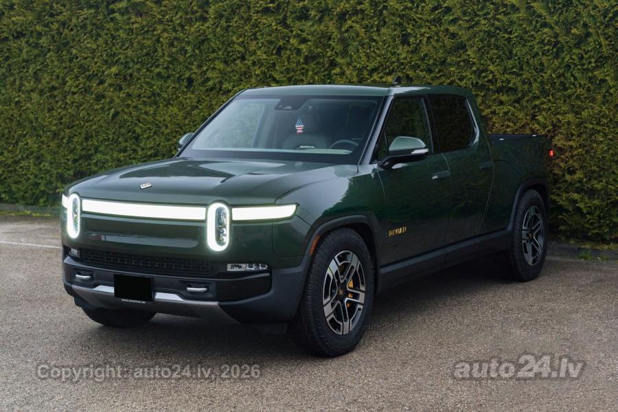 Зеленый Rivian R1T 2023 в Рига, объемом двигателя 0.00 л и пробегом 57 тыс. км за 89900 €, фото 1 на AUTOMOTO.COM.LV