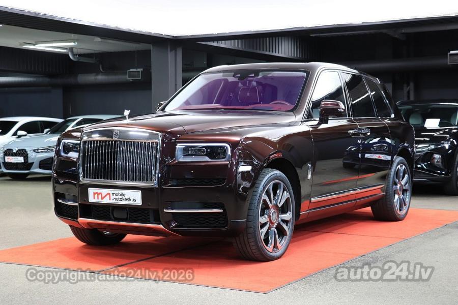 Sarkans Rolls-Royce Cullinan 2020 Tallina, ar dzinēja tilpumu 6.70 L un nobraukumu 72 tūkst. km par 344900 €, foto 3 vietnē AUTOMOTO.COM.LV