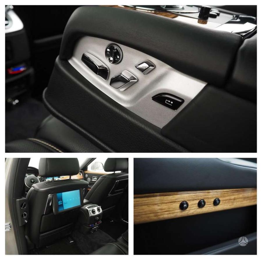 Pelēks Rolls-Royce Ghost 2015 Viļņa, ar dzinēja tilpumu 6.59 L un nobraukumu 73 tūkst. km par 149000 €, foto 12 vietnē AUTOMOTO.COM.LV