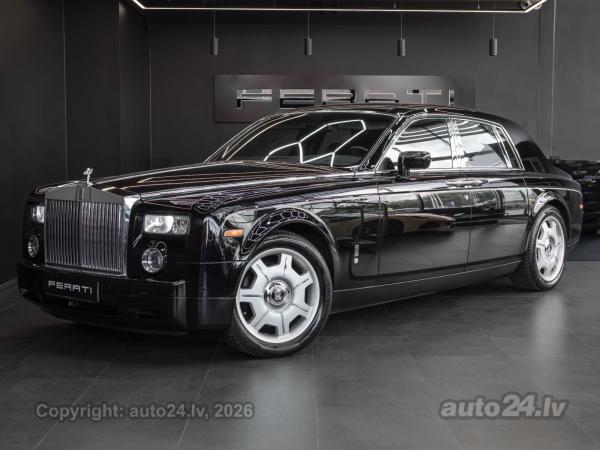 Black Rolls-Royce Phantom 2006 in Tallinn, with an engine capacity of 6.80 L and mileage of 137 thousand km for 99900 €, photo 1 on AUTOMOTO.COM.LV
