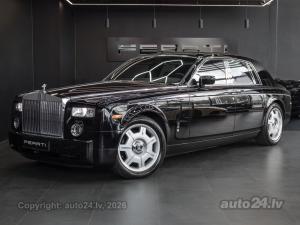 Melns Rolls-Royce Phantom 2006 Tallina, ar dzinēja tilpumu 6.80 L un nobraukumu 137 tūkst. km par 99900 €, foto  vietnē AUTOMOTO.COM.LV