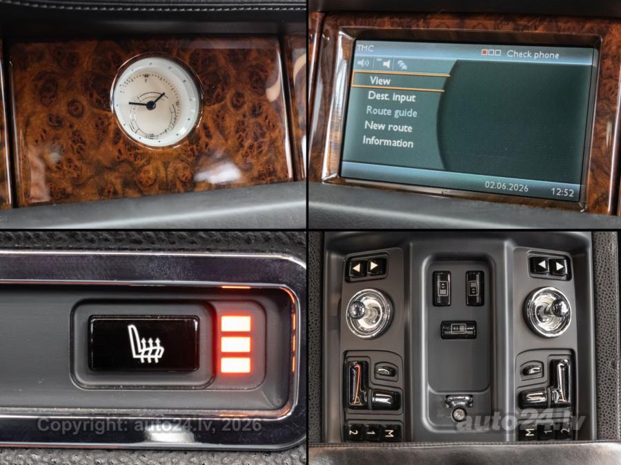 Black Rolls-Royce Phantom 2006 in Tallinn, with an engine capacity of 6.80 L and mileage of 137 thousand km for 99900 €, photo 13 on AUTOMOTO.COM.LV