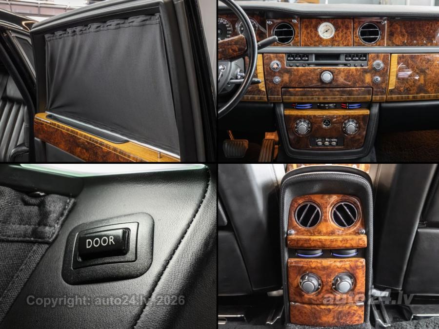 Black Rolls-Royce Phantom 2006 in Tallinn, with an engine capacity of 6.80 L and mileage of 137 thousand km for 99900 €, photo 16 on AUTOMOTO.COM.LV