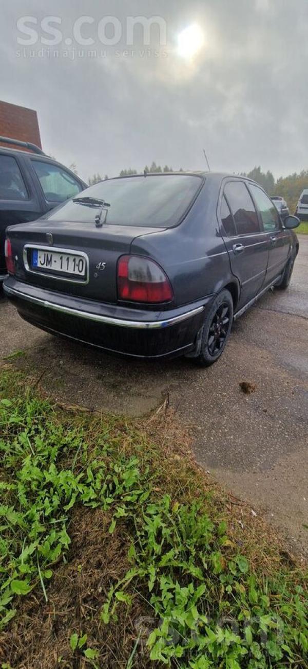 Melns Rover 45 2000 Jelgava, ar dzinēja tilpumu 2.00 L un nobraukumu 300 tūkst. km par 350 €, foto 1 vietnē AUTOMOTO.COM.LV