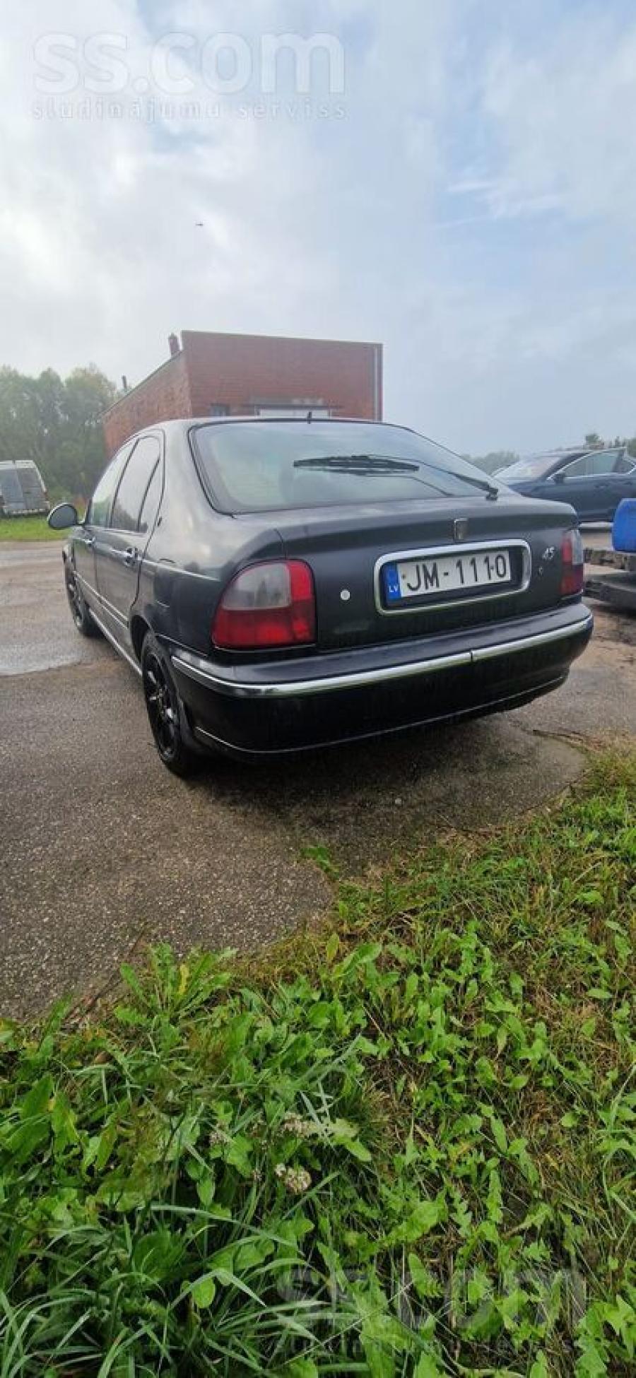 Melns Rover 45 2000 Jelgava, ar dzinēja tilpumu 2.00 L un nobraukumu 300 tūkst. km par 350 €, foto 6 vietnē AUTOMOTO.COM.LV