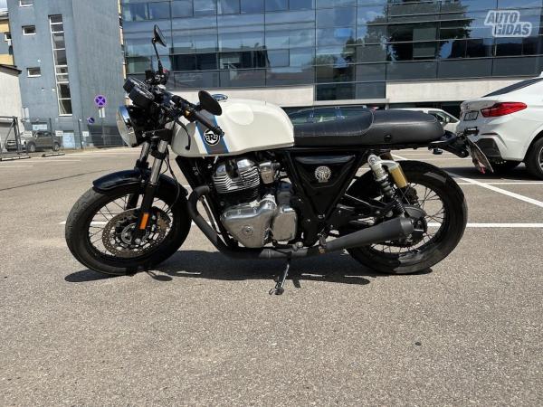 White Royal Enfield Continental 2019 in Vilnius, with an engine capacity of 0.65 L and mileage of 25 thousand km for 3200 €, photo 4 on AUTOMOTO.COM.LV