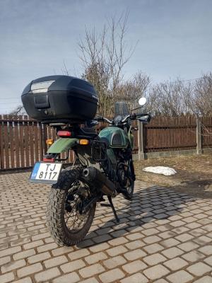 Green Royal Enfield Himalayan 2022 in Riga, with an engine capacity of 0.80 L and mileage of 7 thousand km for 3200 €, photo 4 on AUTOMOTO.COM.LV