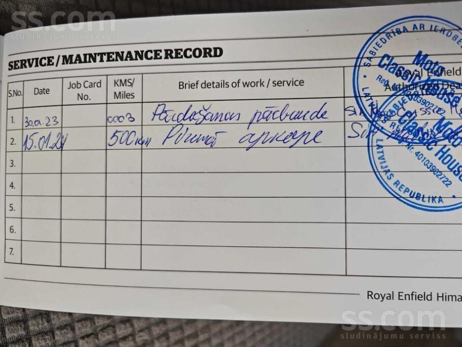 Royal Enfield Himalayan 2023 in Valka, with an engine capacity of 0.41 L and mileage of 0 thousand km for 3600 €, photo 8 on AUTOMOTO.COM.LV
