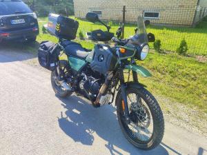 Royal Enfield Himalayan 2023 Šauļi, ar dzinēja tilpumu 0.41 L un nobraukumu 5 tūkst. km par 3800 €, foto  vietnē AUTOMOTO.COM.LV
