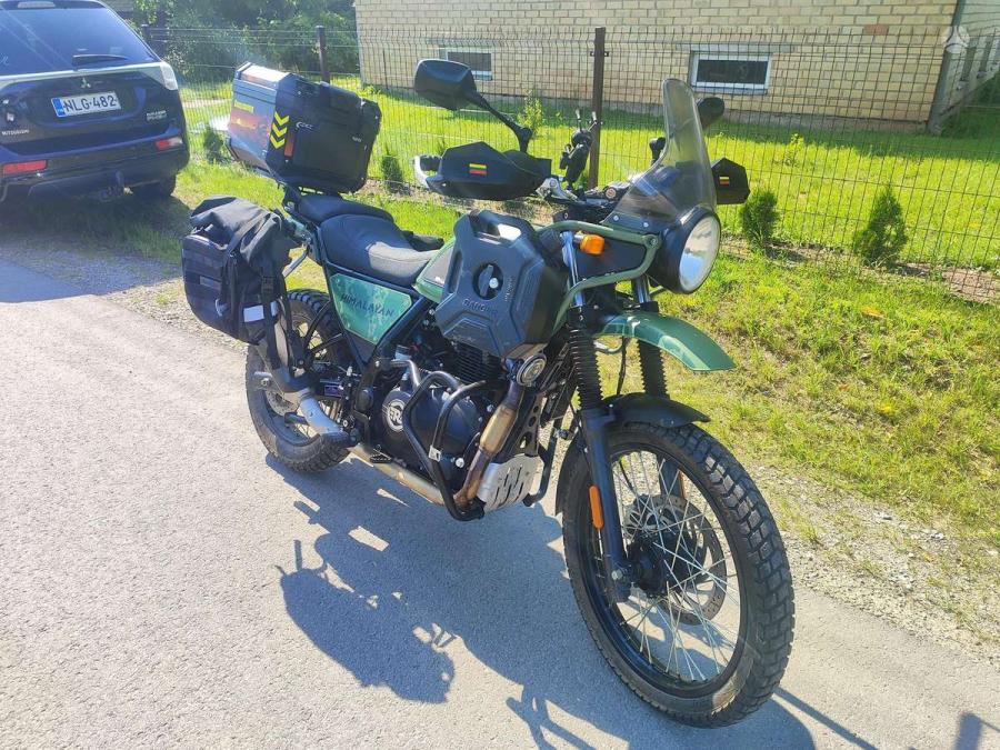 Royal Enfield Himalayan 2023 Šauļi, ar dzinēja tilpumu 0.41 L un nobraukumu 5 tūkst. km par 3800 €, foto 1 vietnē AUTOMOTO.COM.LV
