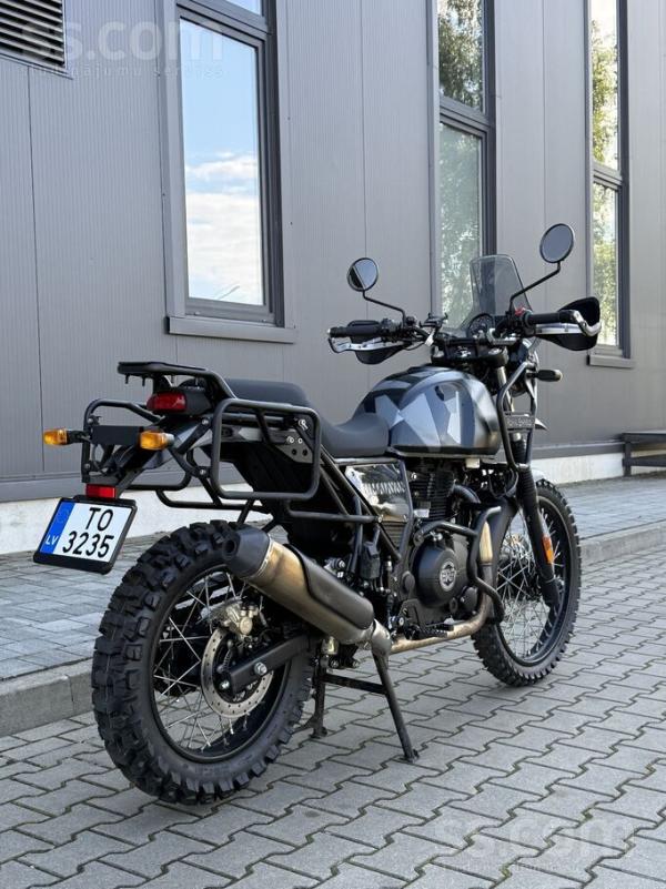 Роял Энфилд Himalayan 2023 в Рига на AUTOMOTO.COM.LV Роял Энфилд Himalayan 2023 в Рига, объемом двигателя 0.41 л и пробегом 0 тыс. км за 3695 €, фото 3 на AUTOMOTO.COM.LV