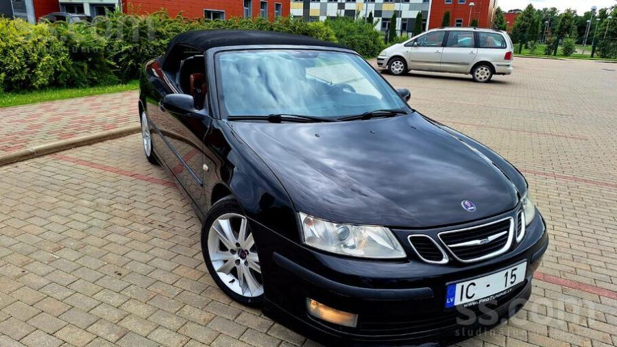 Black Saab 9-3 2004 in Riga, with an engine capacity of 2.00 L and mileage of 297 thousand km for 4700 €, photo 16 on AUTOMOTO.COM.LV