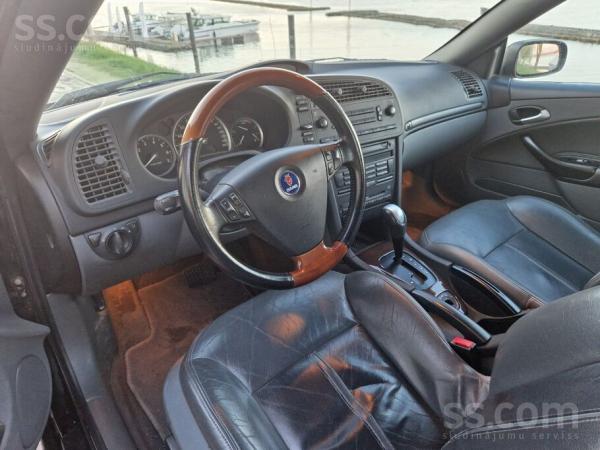 Melns Saab 9-3 2004 Rīga, ar dzinēja tilpumu 2.00 L un nobraukumu 247 tūkst. km par 3890 €, foto 5 vietnē AUTOMOTO.COM.LV