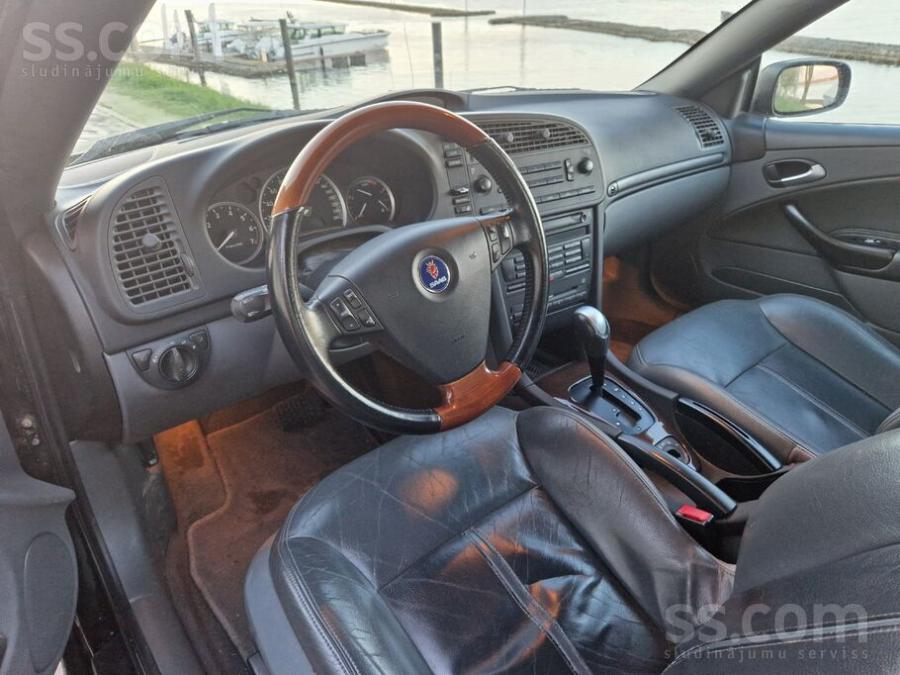 Melns Saab 9-3 2004 Rīga, ar dzinēja tilpumu 2.00 L un nobraukumu 247 tūkst. km par 3890 €, foto 6 vietnē AUTOMOTO.COM.LV