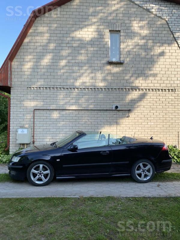 Black Saab 9-3 2005 in Dobele, with an engine capacity of 2.00 L and mileage of 189 thousand km for 1000 €, photo 1 on AUTOMOTO.COM.LV