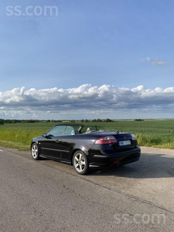 Black Saab 9-3 2005 in Dobele, with an engine capacity of 2.00 L and mileage of 189 thousand km for 1000 €, photo 2 on AUTOMOTO.COM.LV