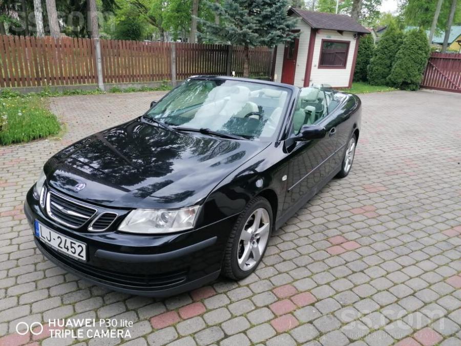 Melns Saab 9-3 2006 Jūrmala, ar dzinēja tilpumu 1.90 L un nobraukumu 270 tūkst. km par 5000 €, foto 1 vietnē AUTOMOTO.COM.LV