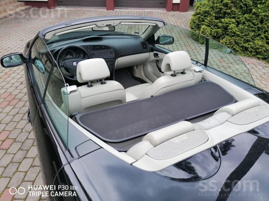 Melns Saab 9-3 2006 Jūrmala, ar dzinēja tilpumu 1.90 L un nobraukumu 270 tūkst. km par 5000 €, foto 6 vietnē AUTOMOTO.COM.LV