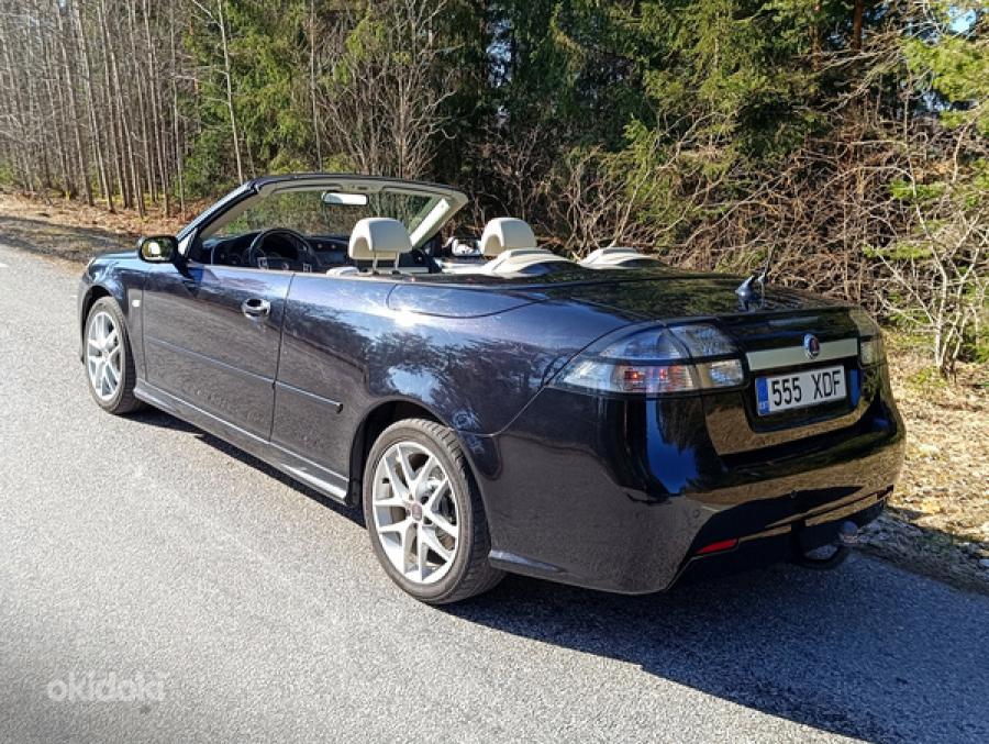 Black Saab 9-3 2007 in Rapla, with an engine capacity of 1.90 L and mileage of 275 thousand km for 8999 €, photo 3 on AUTOMOTO.COM.LV