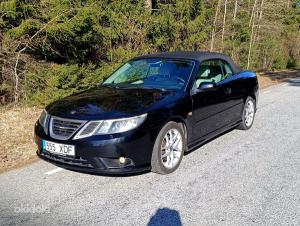 Black Saab 9-3 2007 in Rapla, with an engine capacity of 1.90 L and mileage of 275 thousand km for 8999 €, photo 4 on AUTOMOTO.COM.LV