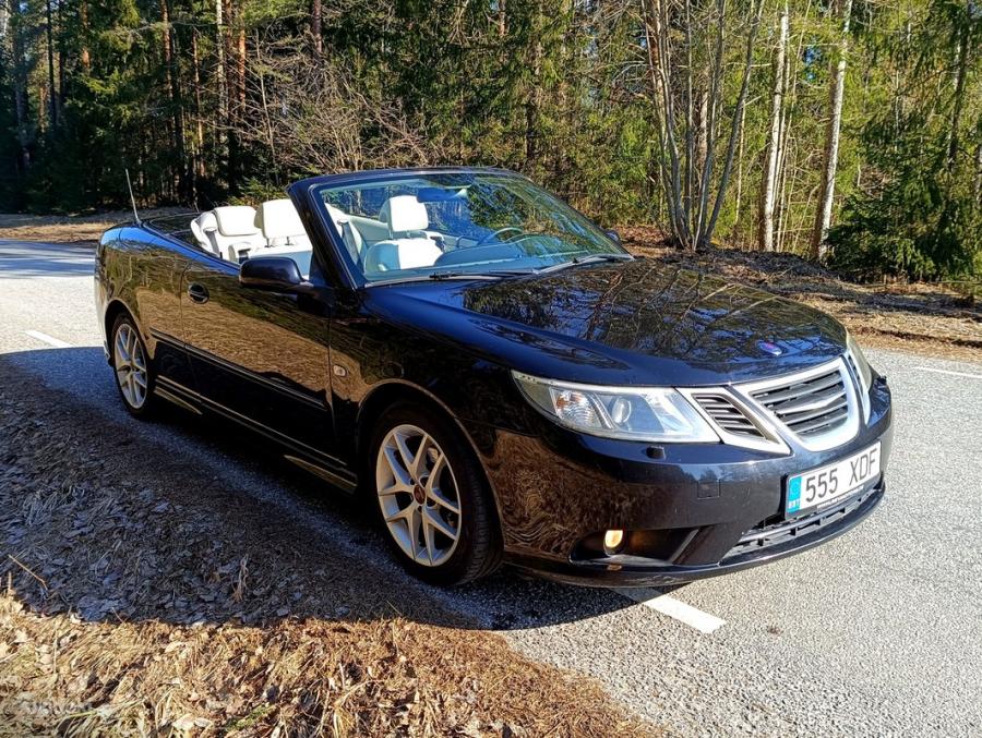 Black Saab 9-3 2007 in Rapla, with an engine capacity of 1.90 L and mileage of 275 thousand km for 8999 €, photo 10 on AUTOMOTO.COM.LV