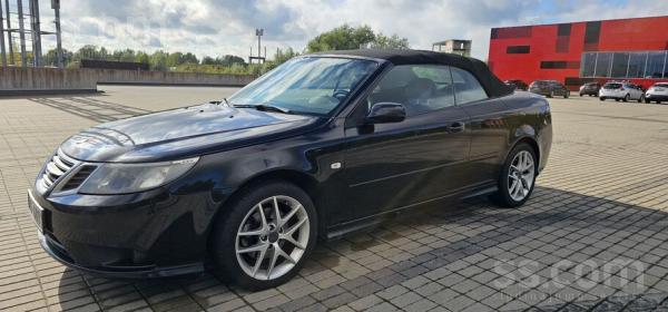 Black Saab 9-3 2008 in Riga, with an engine capacity of 1.90 L and mileage of 280 thousand km for 5000 €, photo 2 on AUTOMOTO.COM.LV