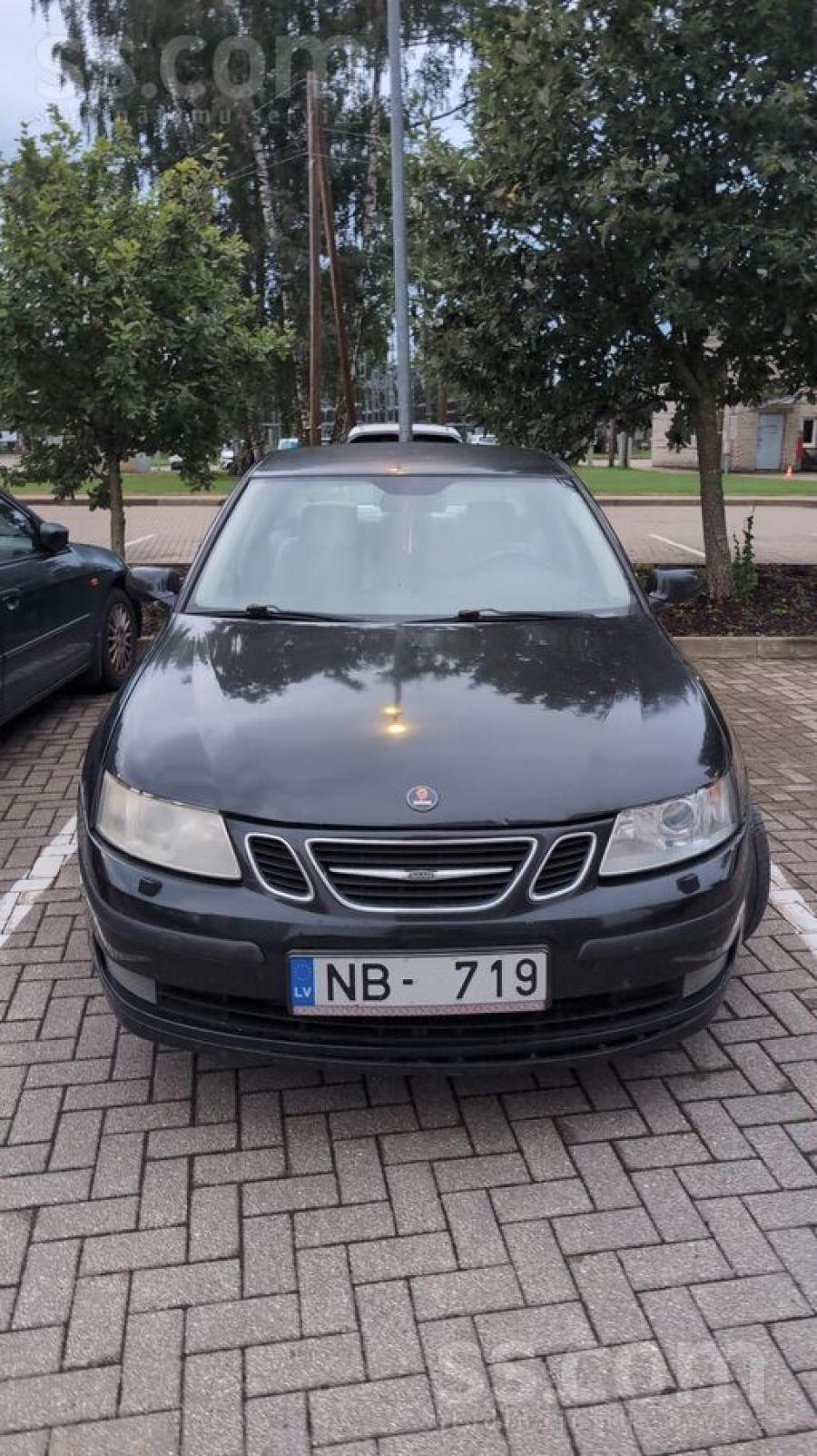 Черный Сааб 9-3 2006 в Рига, объемом двигателя 1.80 л и пробегом 382 тыс. км за 795 €, фото 7 на AUTOMOTO.COM.LV