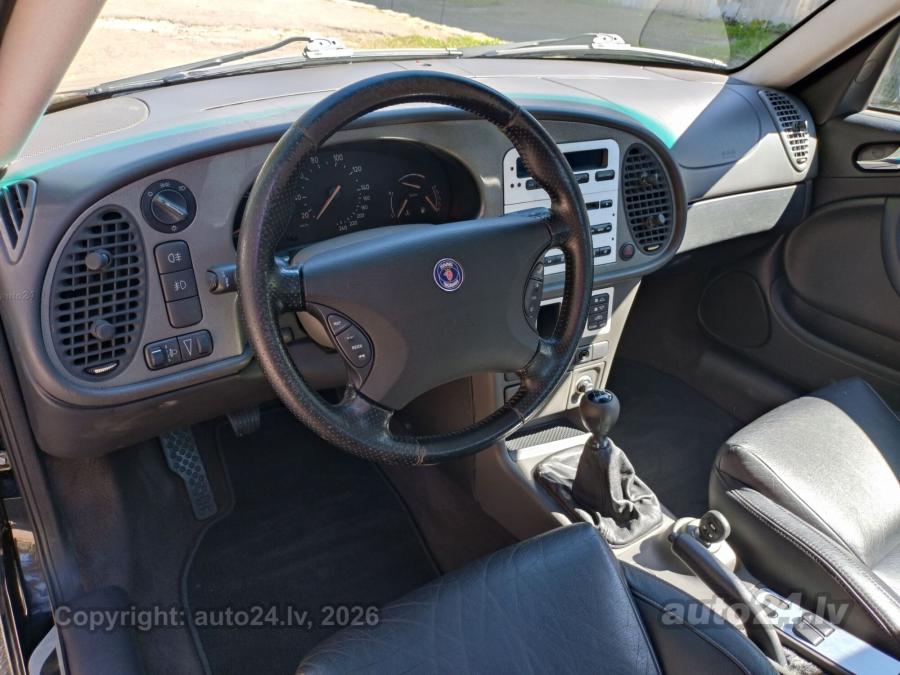 Black Saab 9-3 1999 in Tallinn, with an engine capacity of 2.30 L and mileage of 221 thousand km for 8000 €, photo 8 on AUTOMOTO.COM.LV