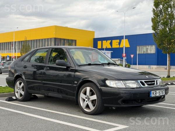Сааб 9-3 2001 в Рига на AUTOMOTO.COM.LV Черный Сааб 9-3 2001 в Рига, объемом двигателя 2.00 л и пробегом 215 тыс. км за 2200 €, фото 1 на AUTOMOTO.COM.LV