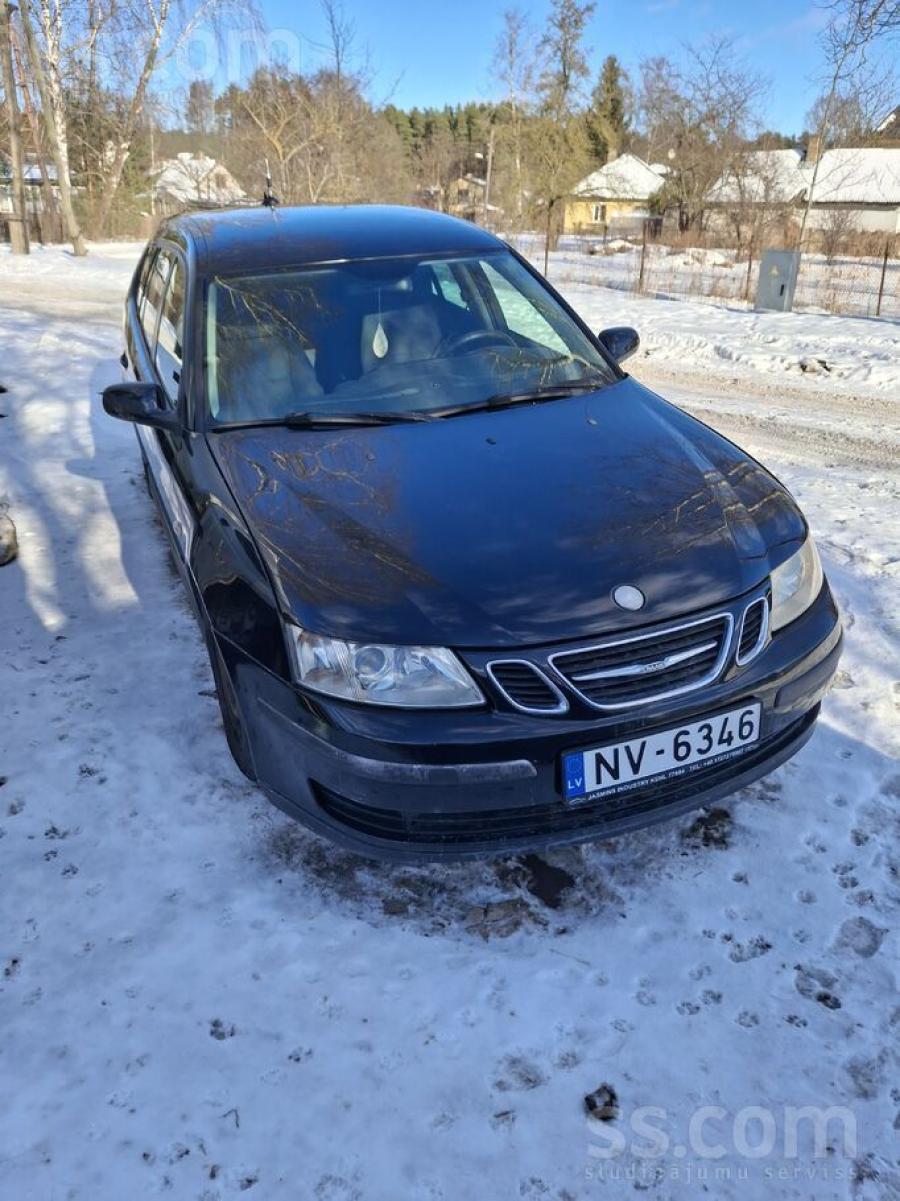 Melns Saab 9-3 2006 Jūrmala, ar dzinēja tilpumu 1.90 L un nobraukumu 180 tūkst. km par 1100 €, foto 1 vietnē AUTOMOTO.COM.LV