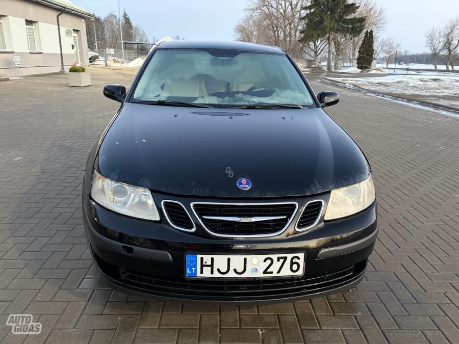 Black Saab 9-3 2003 in Sirvintos, with an engine capacity of 2.20 L and mileage of 350 thousand km for 950 €, photo 8 on AUTOMOTO.COM.LV