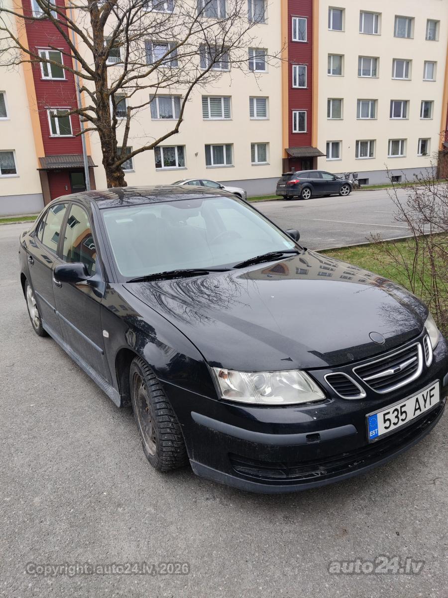 Black Saab 9-3 2003 in Parnu, with an engine capacity of 2.20 L and mileage of 295 thousand km for 650 €, photo 3 on AUTOMOTO.COM.LV
