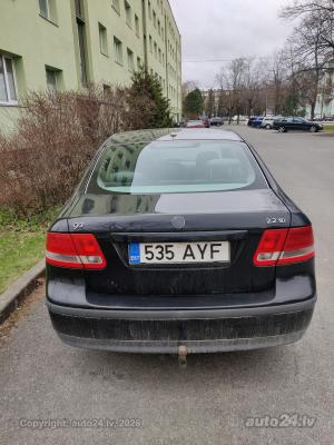 Black Saab 9-3 2003 in Parnu, with an engine capacity of 2.20 L and mileage of 295 thousand km for 650 €, photo 4 on AUTOMOTO.COM.LV