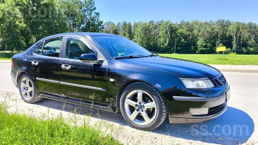 Melns Saab 9-3 2003 Rīga, ar dzinēja tilpumu 2.00 L un nobraukumu 364 tūkst. km par 750 €, foto 3 vietnē AUTOMOTO.COM.LV