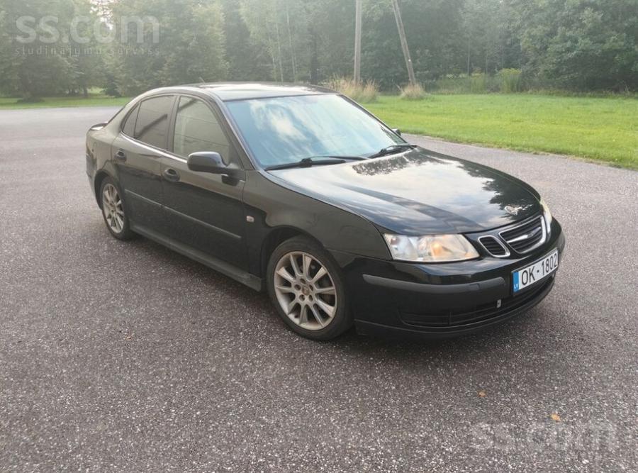 Melns Saab 9-3 2003 Limbaži, ar dzinēja tilpumu 2.20 L un nobraukumu 339 tūkst. km par 1250 €, foto 1 vietnē AUTOMOTO.COM.LV