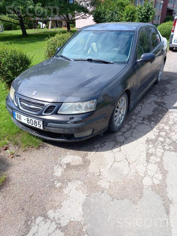 Black Saab 9-3 2004 in Bauska, with an engine capacity of 1.90 L and mileage of 0 thousand km for 300 €, photo 4 on AUTOMOTO.COM.LV