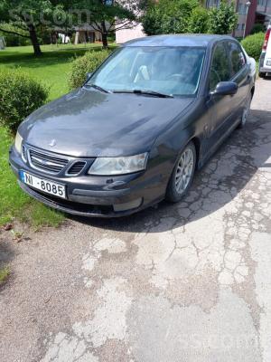 Black Saab 9-3 2004 in Bauska, with an engine capacity of 1.90 L and mileage of 0 thousand km for 300 €, photo 5 on AUTOMOTO.COM.LV