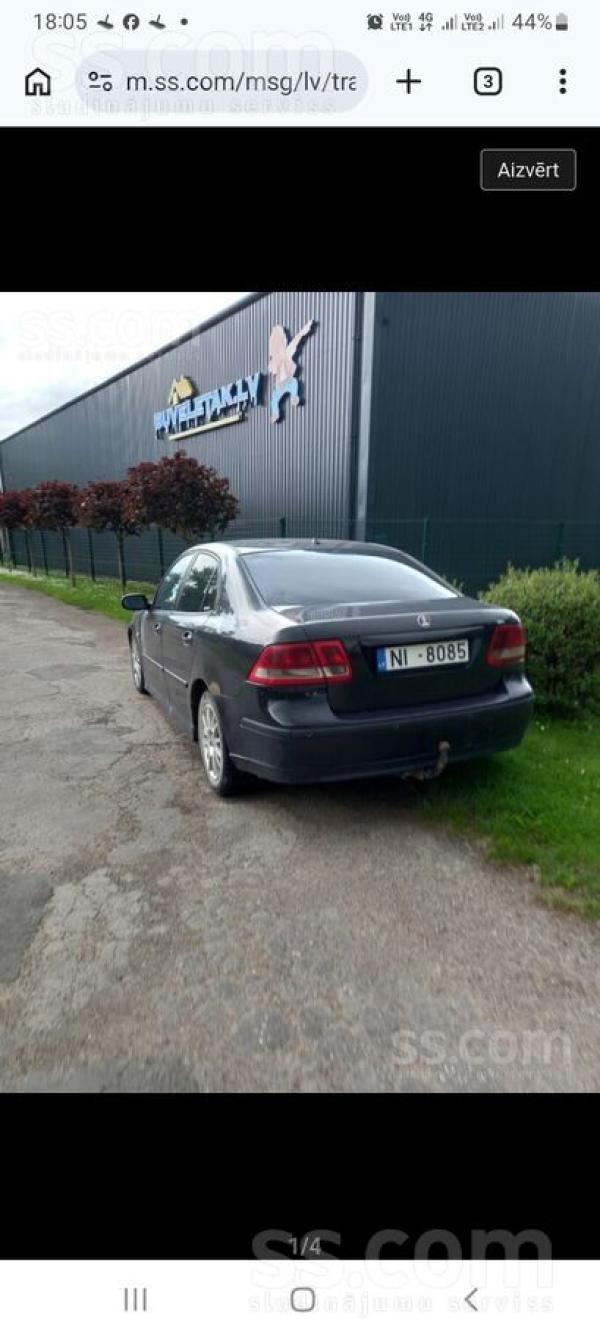 Melns Saab 9-3 2004 Rīga, ar dzinēja tilpumu 1.90 L un nobraukumu 0 tūkst. km par 250 €, foto 9 vietnē AUTOMOTO.COM.LV