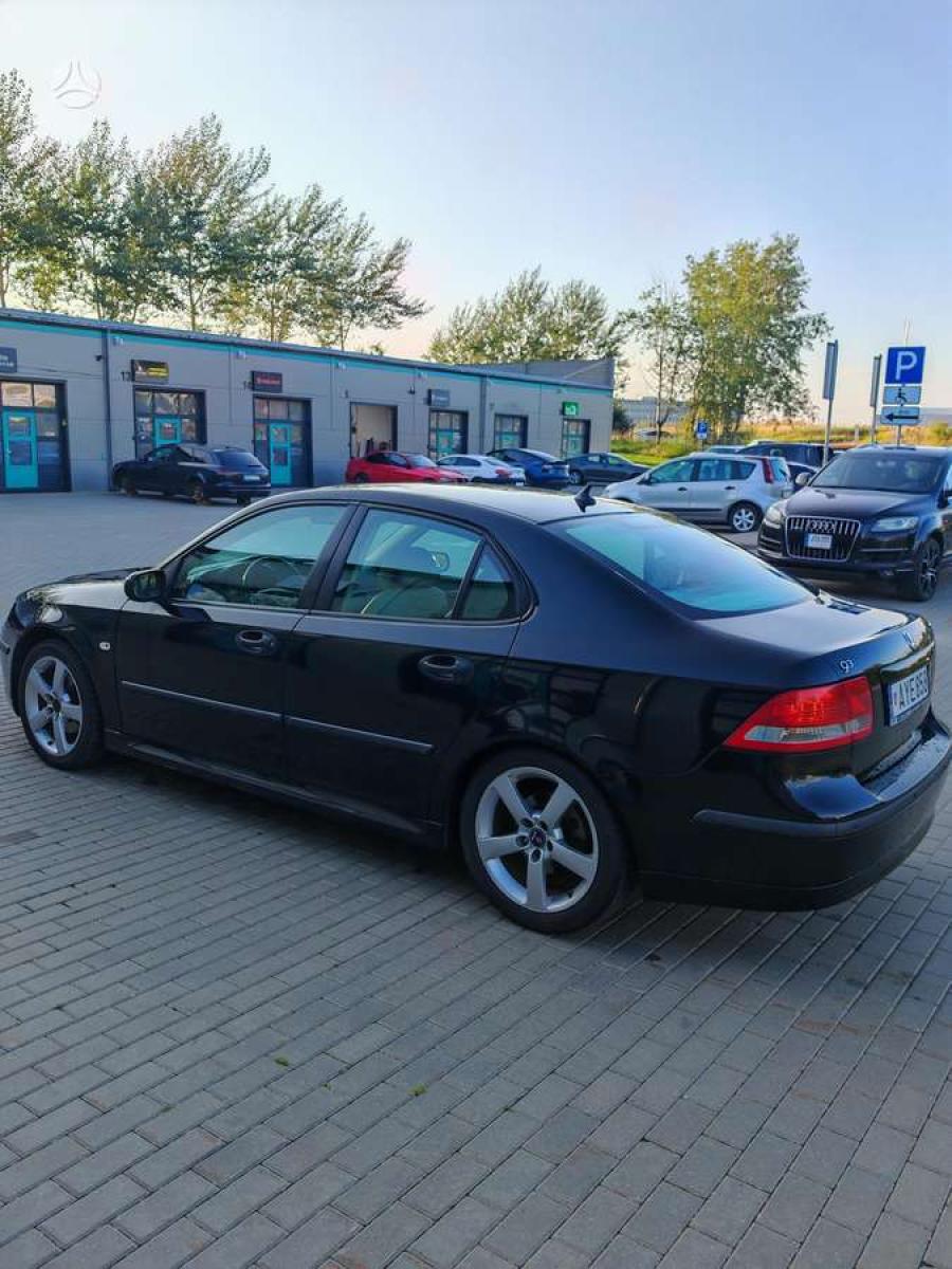 Черный Сааб 9-3 2004 в Вильнюс, объемом двигателя 2.00 л и пробегом 258 тыс. км за 2000 €, фото 9 на AUTOMOTO.COM.LV