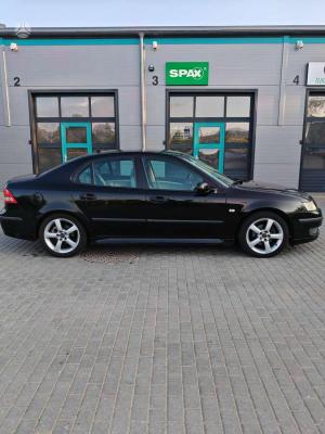 Black Saab 9-3 2004 in Vilnius, with an engine capacity of 2.00 L and mileage of 258 thousand km for 2000 €, photo  on AUTOMOTO.COM.LV