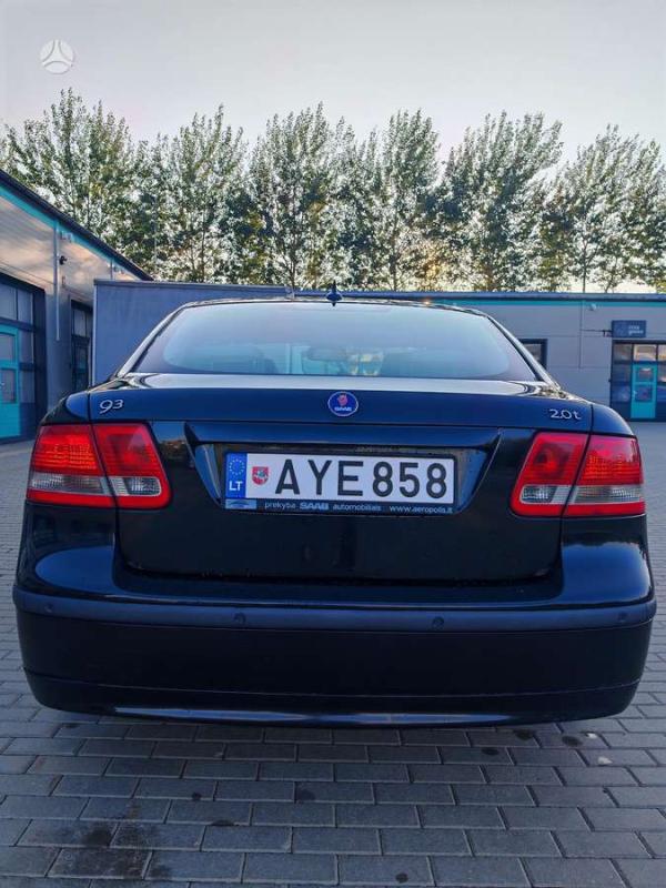 Black Saab 9-3 2004 in Vilnius, with an engine capacity of 2.00 L and mileage of 258 thousand km for 2000 €, photo 10 on AUTOMOTO.COM.LV
