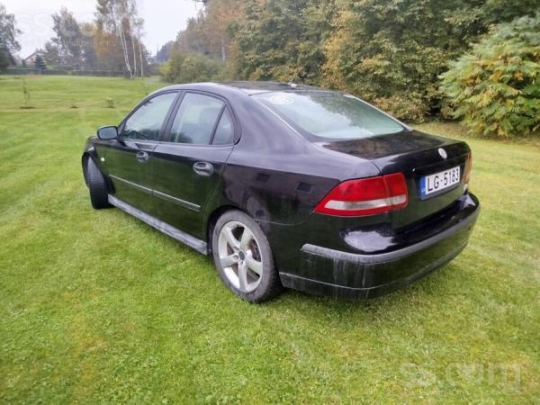 Черный Сааб 9-3 2004 в Рига, объемом двигателя 2.00 л и пробегом 408 тыс. км за 900 €, фото 4 на AUTOMOTO.COM.LV