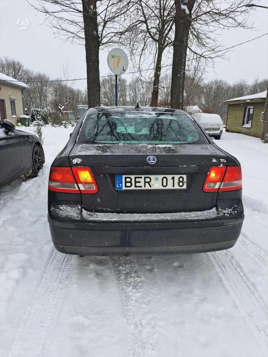 Melns Saab 9-3 2005 Kauņa, ar dzinēja tilpumu 2.17 L un nobraukumu 270 tūkst. km par 700 €, foto 1 vietnē AUTOMOTO.COM.LV