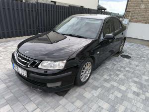 Melns Saab 9-3 2005 Viļņa, ar dzinēja tilpumu 1.90 L un nobraukumu 300 tūkst. km par 650 €, foto  vietnē AUTOMOTO.COM.LV