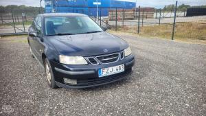 Черный Сааб 9-3 2005 в Клайпеда, объемом двигателя 1.80 л и пробегом 374 тыс. км за 750 €, фото  на AUTOMOTO.COM.LV