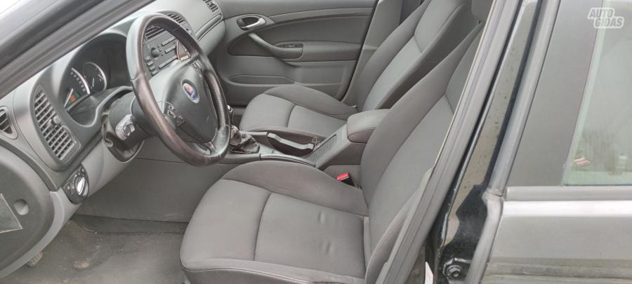 Black Saab 9-3 2005 in Klaipeda, with an engine capacity of 1.80 L and mileage of 374 thousand km for 750 €, photo 11 on AUTOMOTO.COM.LV