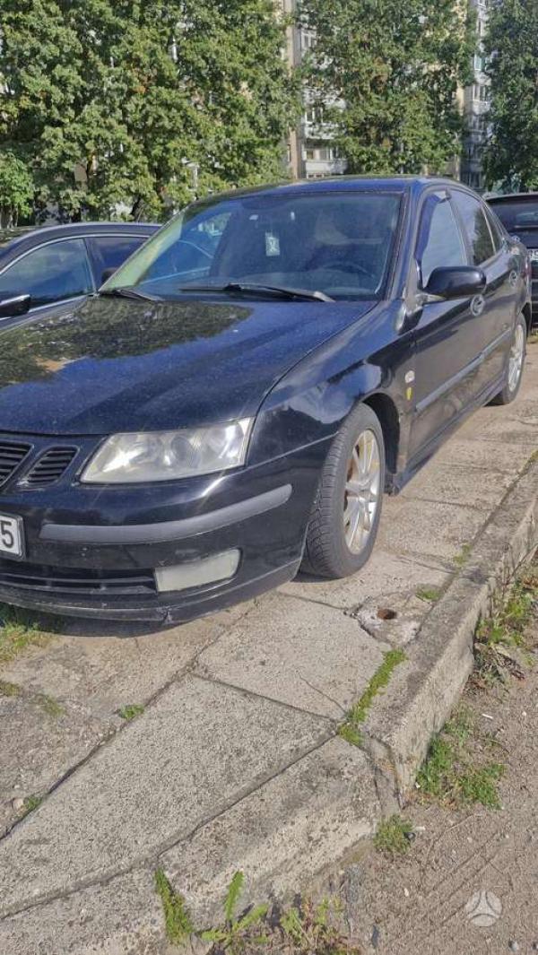 Черный Сааб 9-3 2005 в Каунас, объемом двигателя 1.91 л и пробегом 320 тыс. км за 500 €, фото 3 на AUTOMOTO.COM.LV