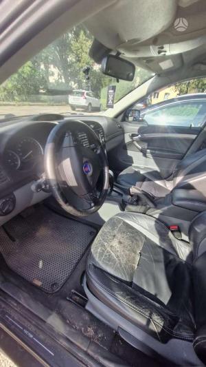 Черный Сааб 9-3 2005 в Каунас, объемом двигателя 1.91 л и пробегом 320 тыс. км за 500 €, фото 9 на AUTOMOTO.COM.LV