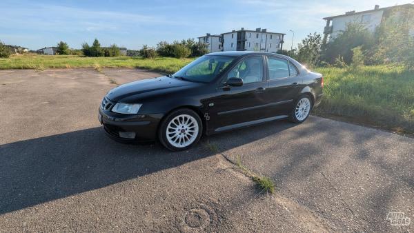Black Saab 9-3 2006 in Kaunas, with an engine capacity of 1.90 L and mileage of 406 thousand km for 1490 €, photo 1 on AUTOMOTO.COM.LV