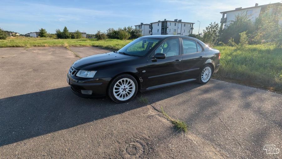 Black Saab 9-3 2006 in Kaunas, with an engine capacity of 1.90 L and mileage of 406 thousand km for 1490 €, photo 1 on AUTOMOTO.COM.LV